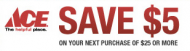 Ace Hardware Coupon: $5 off $25 Purchase | Living Rich With Coupons®