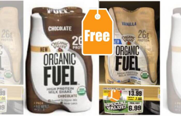 FREE Organic Valley Organic Fuel Shakes 4pk at ShopRite! {Ibotta Rebate ...
