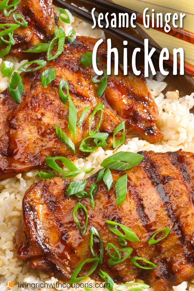 Sesame Ginger Chicken Recipe | Living Rich With Coupons®