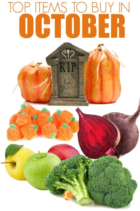 Top Items to Buy In October | Living Rich With Coupons®