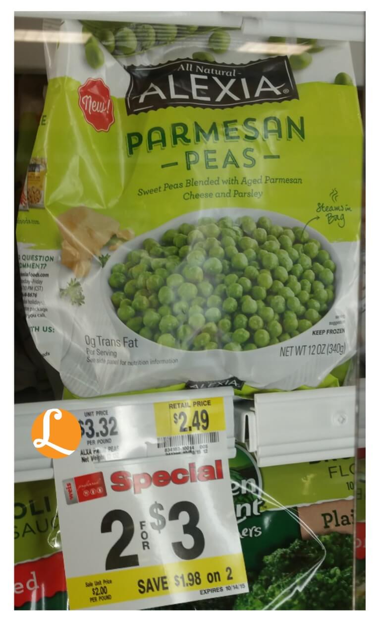FREE Alexia Frozen Vegetables at Weis Market! | Living Rich With Coupons®