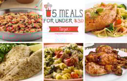 5 Meals for Under $30 at Target – Week ending 12/19/15 | Living Rich ...