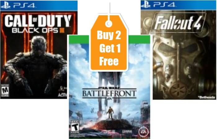 Buy 2 Xbox One and PS 4 Video Games, Get A 3rd FREE + Free Shipping ...