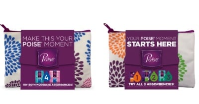 Free Sample: Poise Starter Pack For Light or Moderate Leaks | Living ...