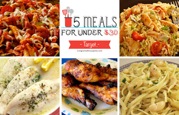 5 Meals for Under $30 at Target – Week ending 5/21/16 | Living Rich ...