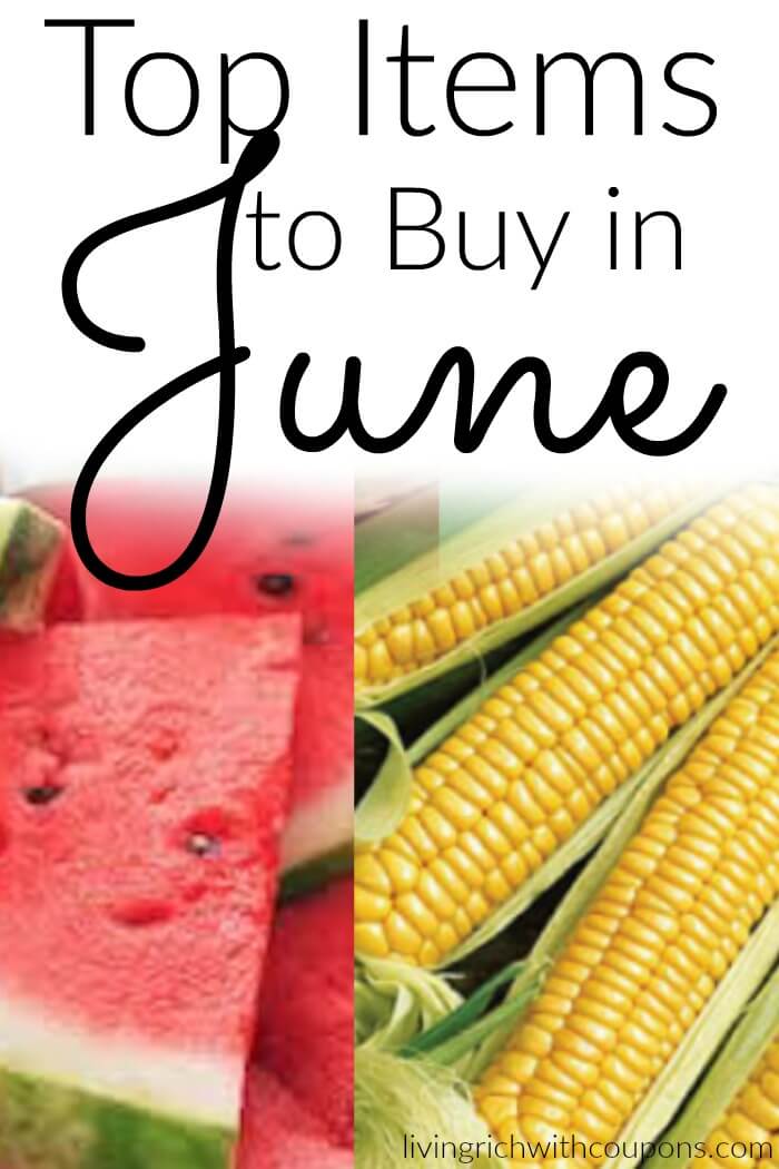 Top Items to Buy In June | Living Rich With Coupons®