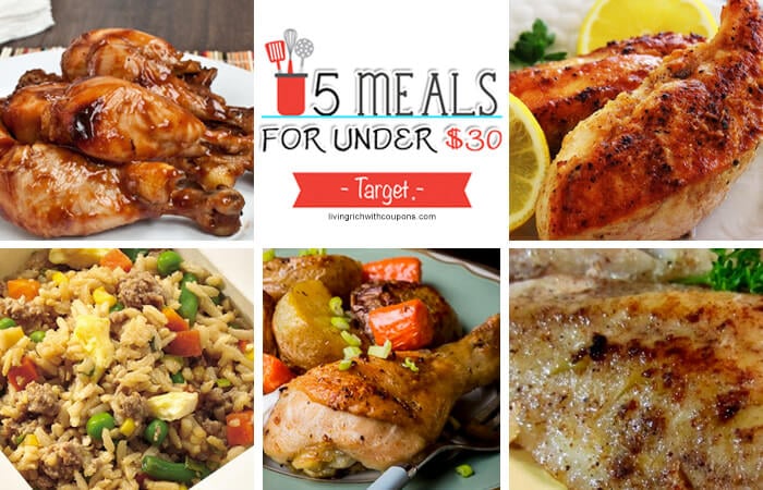 5 Meals for Under $30 at Target – Week ending 12/10/16 | Living Rich ...