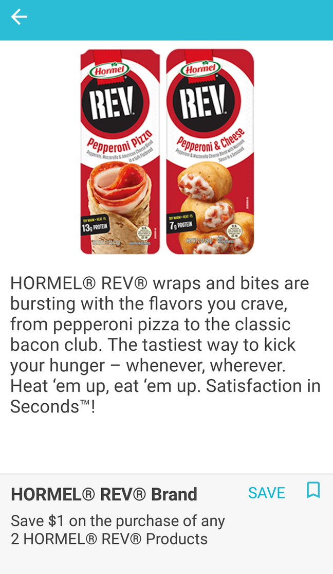 Weis Shoppers – 2 FREE Hormel REV Wraps! {MobiSave} | Living Rich With ...