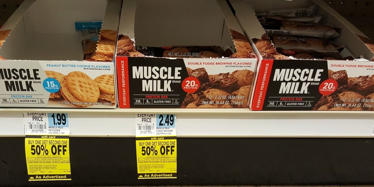 Better Than FREE Muscle Milk Protein Bars at Rite Aid! {Ibotta ...
