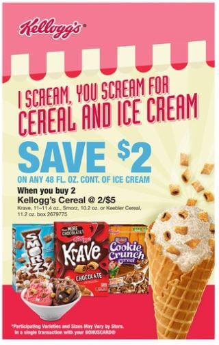 Kellogg's Krave and Friendly's Ice Cream Only $1.17 at Stop & Shop ...