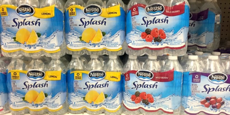 Nestle Splash Flat Fruit Flavored Water 6pk Just $0.50 at ShopRite! {6/ ...