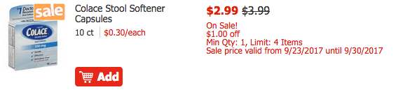 $1 Money Maker on Colace Stool Softener at ShopRite! | Living Rich With ...