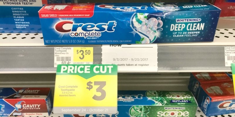 Crest Toothpaste Just $1 at Dollar General! | Living Rich With Coupons®
