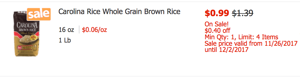 FREE Carolina Whole Grain Brown Rice at ShopRite! | Living Rich With ...