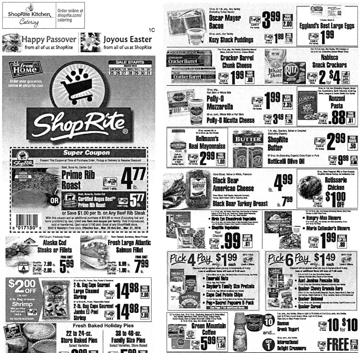 ShopRite Preview Ad for the week of 3/25/18 | Living Rich With Coupons®