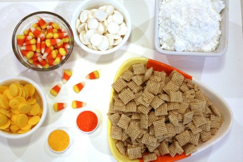 Fall Muddy Buddy Recipe – Great for Halloween Parties | Living Rich ...