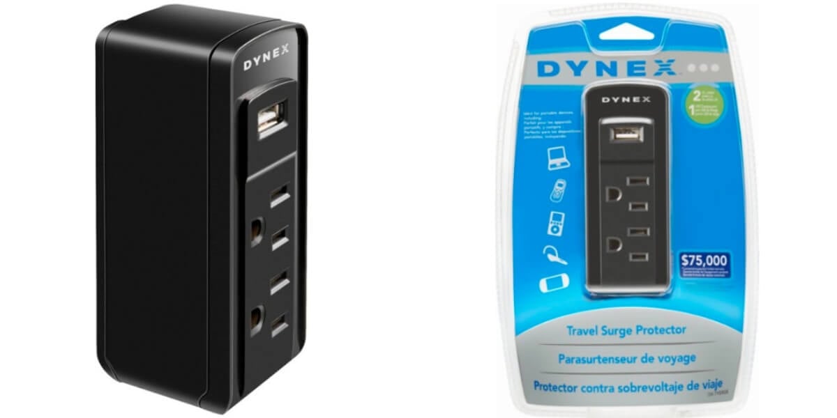 Dynex 2-Outlet/1-USB Surge Protector $4.99 (Reg. $19.99) | Living Rich ...