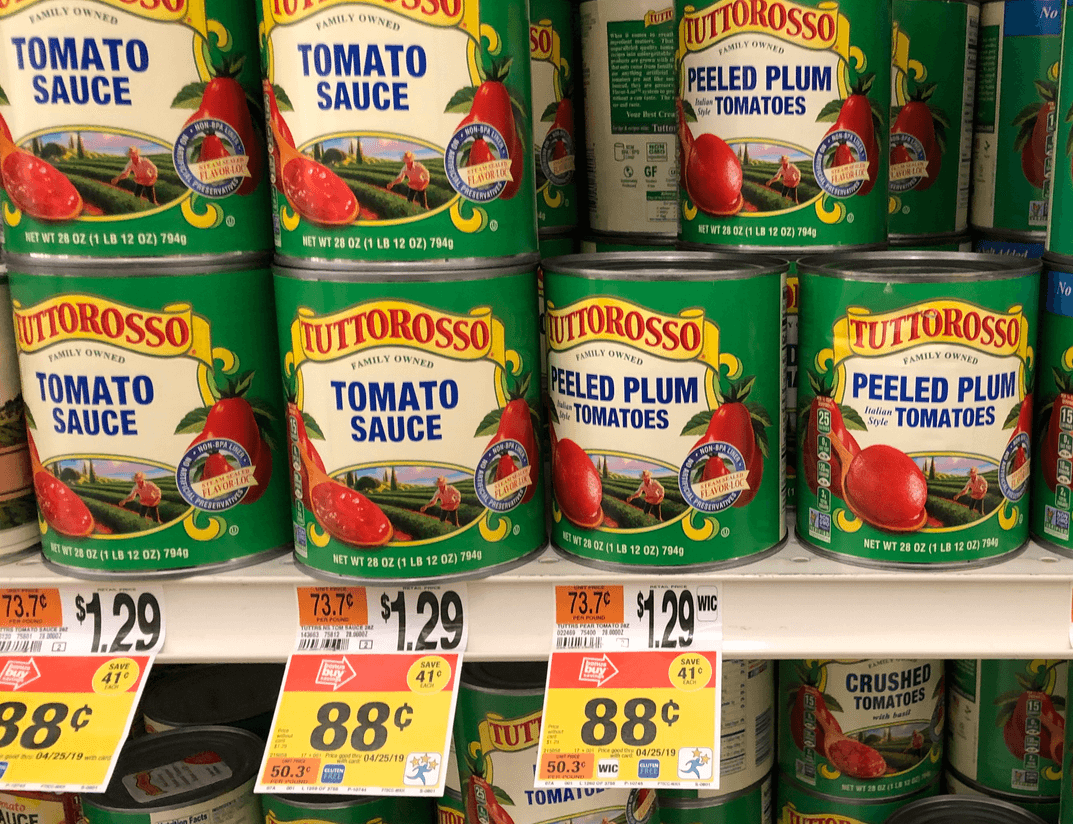 Tuttorosso Tomatoes Only $0.48 at Stop & Shop | Living Rich With Coupons®