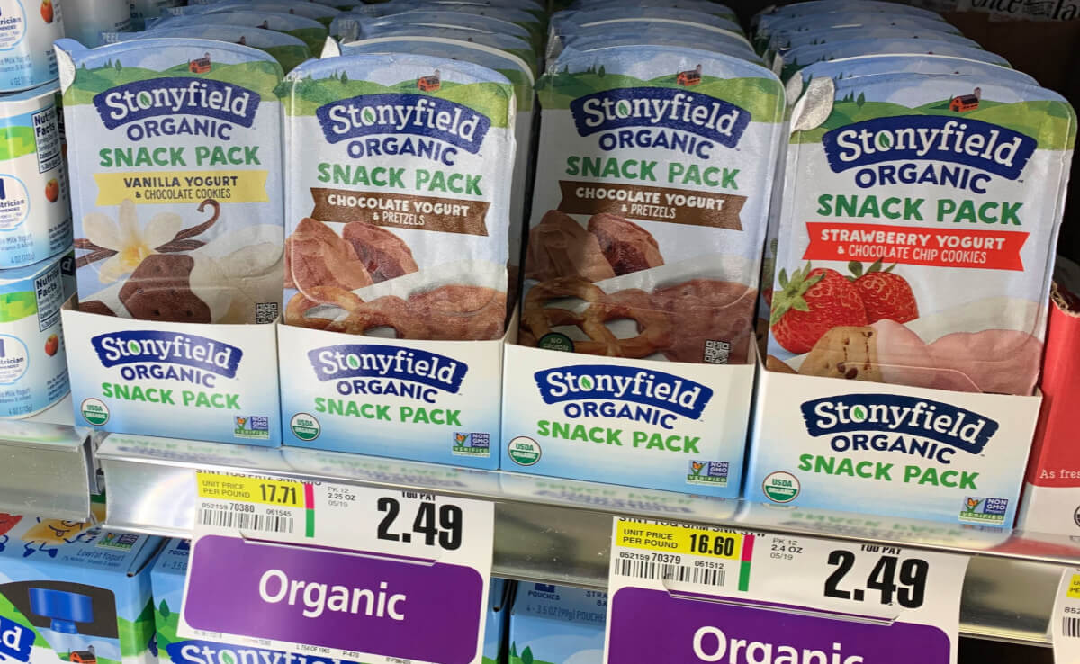 2 Better Than FREE Stonyfield Organic Snack Packs at ShopRite! {Ibotta ...