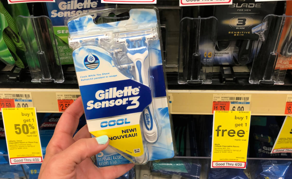 Gillette Sensor3 Disposable Razors as Low as $0.11 at CVS! | Living ...