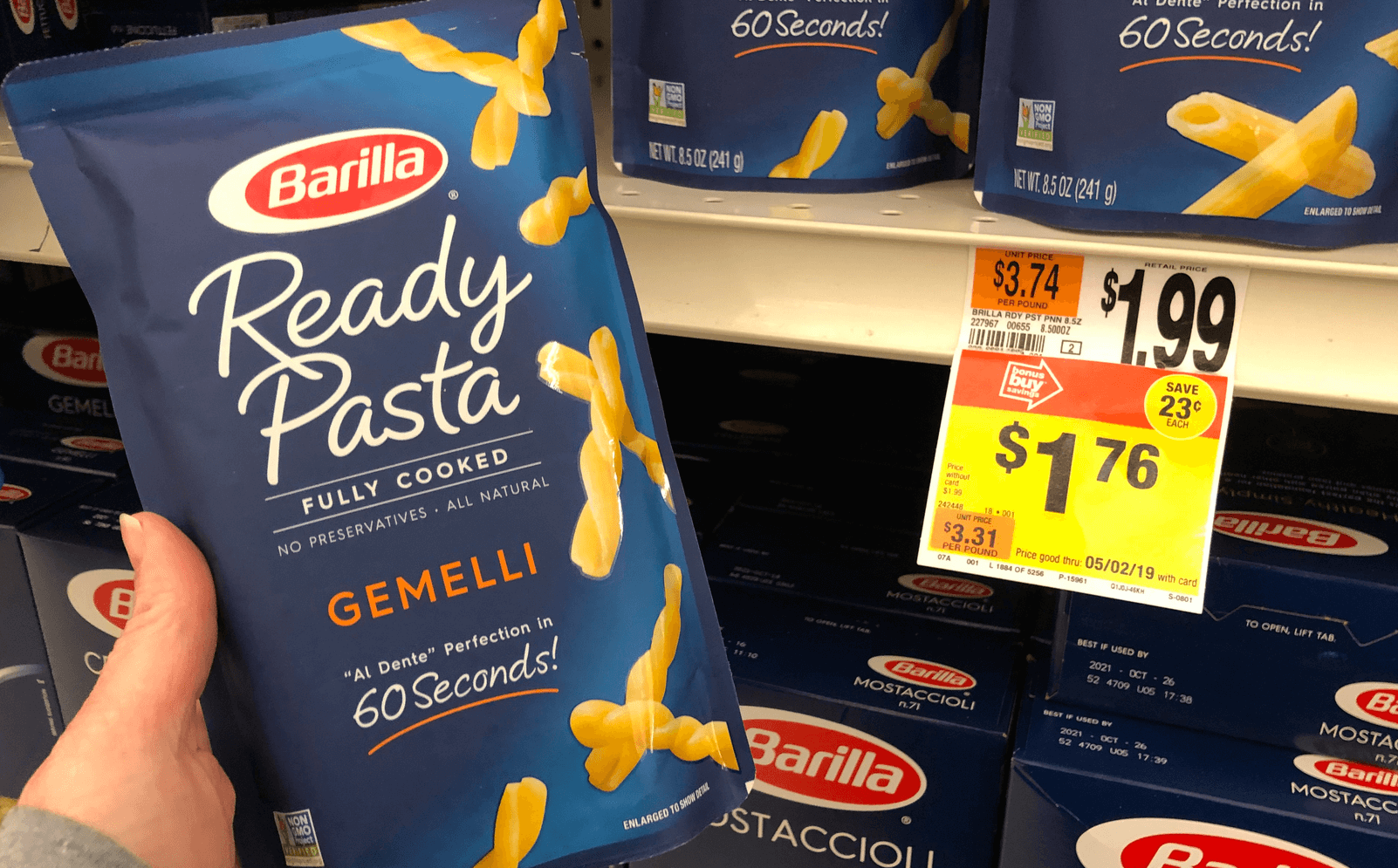 Barilla Ready Pasta Pouches just $0.76 at Stop & Shop | Living Rich ...