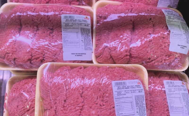 80% Lean Ground Beef Only $2.99 per pound at ShopRite | Living Rich ...