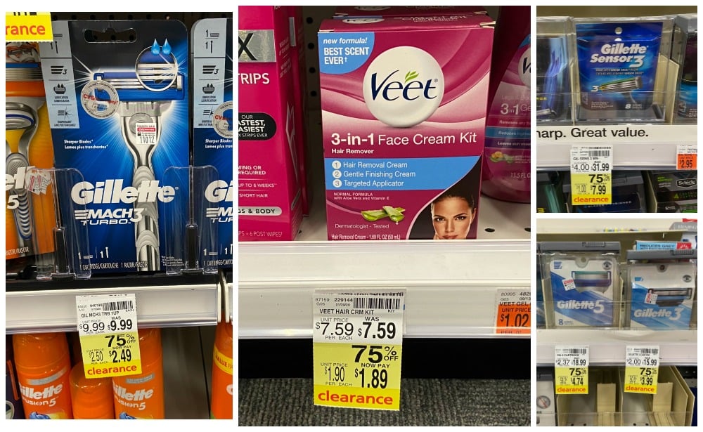 Shaving Products Clearance at CVS – Razors, Refills and More! {75% Off ...