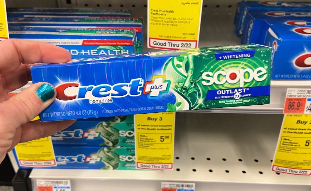 Crest Complete with Scope Toothpaste as Low as $0.62 at CVS! | Living ...