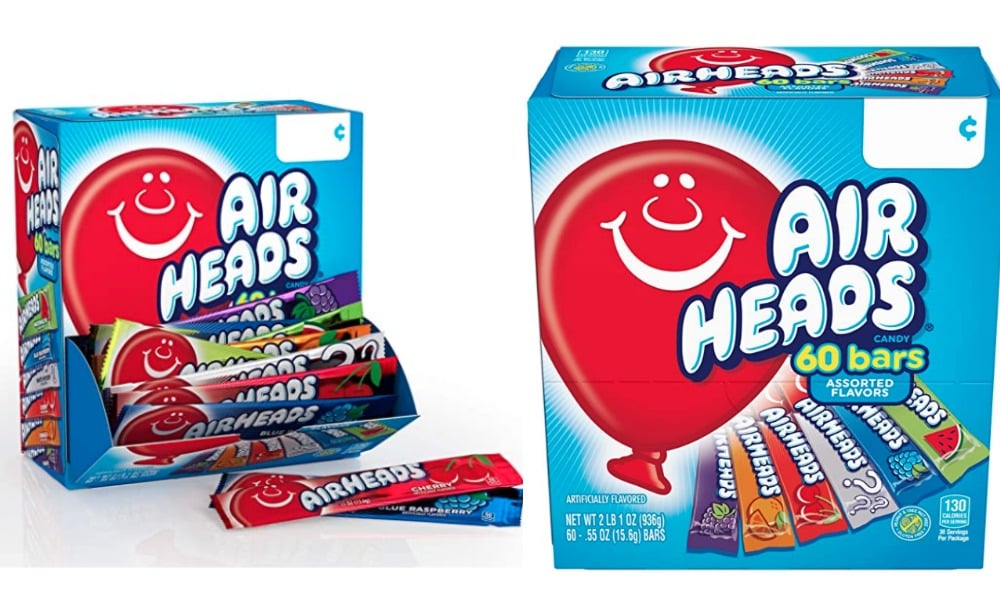 Great Price! Airheads Candy Bars Full Size 60 Count | Living Rich With ...