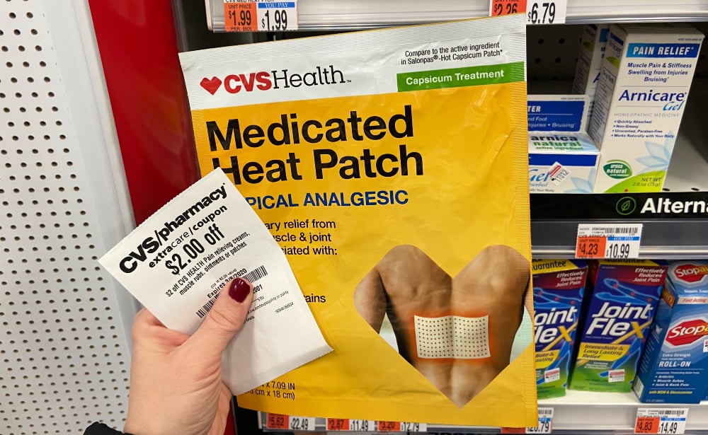 CVS Health Medicated Heat Patch as Low as FREE at CVS! | Living Rich ...