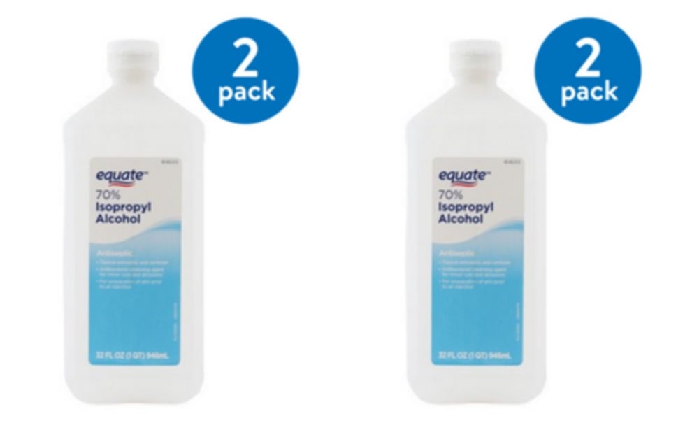 (2 Pack) Equate 70% Isopropyl Alcohol, 32 Oz $3.92 at Walmart | Living ...