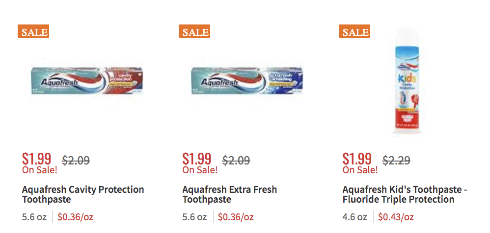 Aquafresh Toothpaste Just $0.49 at ShopRite! | Living Rich With Coupons®