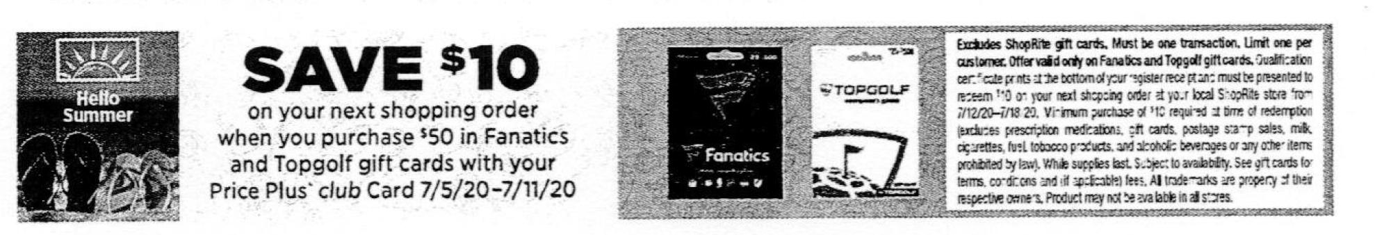 ShopRite Shoppers: Gift Card Deal – $10 in FREE Groceries! {7/5 ...