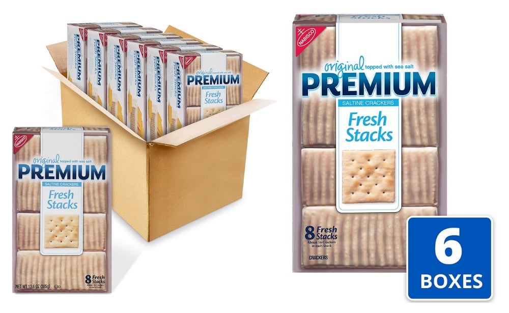 Great Price on Premium Original Fresh Stacks Saltine Crackers, 6 – 13.6 ...