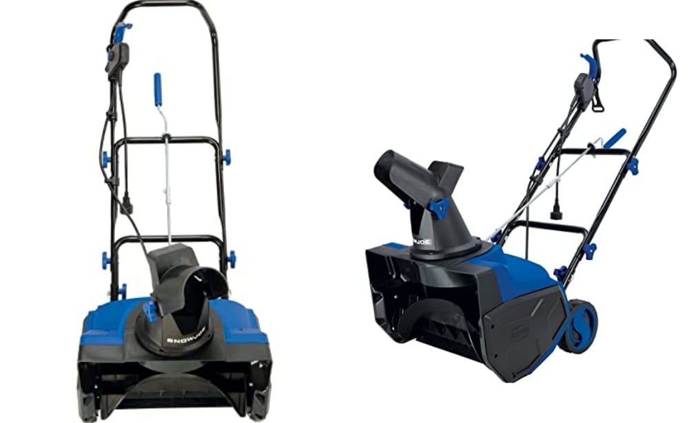 Snow Joe Electric Single Stage Snow Thrower 18-Inch |12 Amp Motor $59. ...