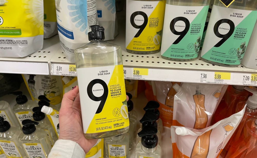 9 Elements Dish Soap $0.40 at Target! | Living Rich With Coupons®