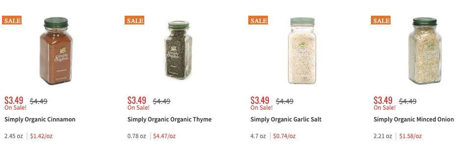 Simply Organic Spices and Herbs as Low as $1.99 at ShopRite! | Living ...