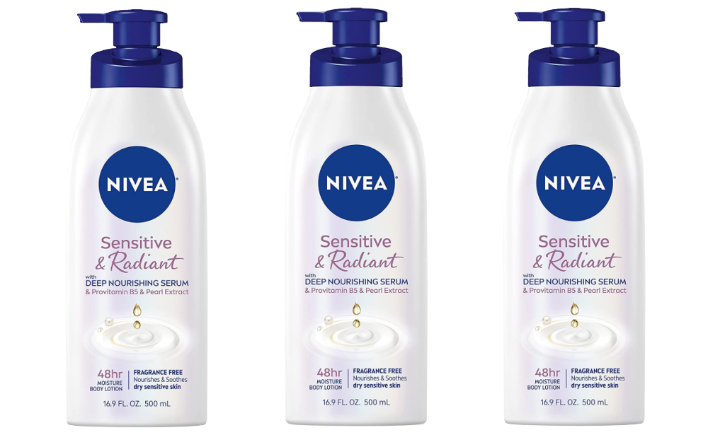 NIVEA Sensitive and Radiant Body Lotion Just $0.38 at Target | Ibotta ...