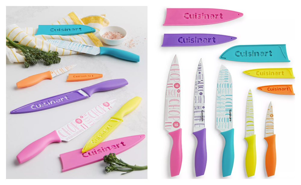 10-Pc. Printed Words Knife Set $7.96 + Free Shipping (Reg. $40) at Macy ...