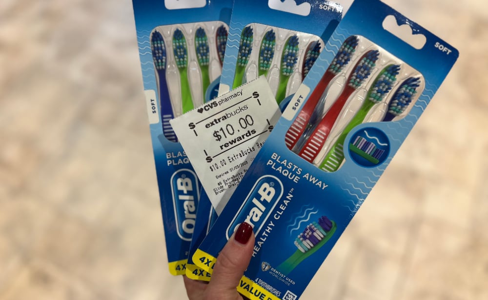 Oral-B Healthy Clean Toothbrush 4 ct. Only $0.29 at CVS! | Just Use ...