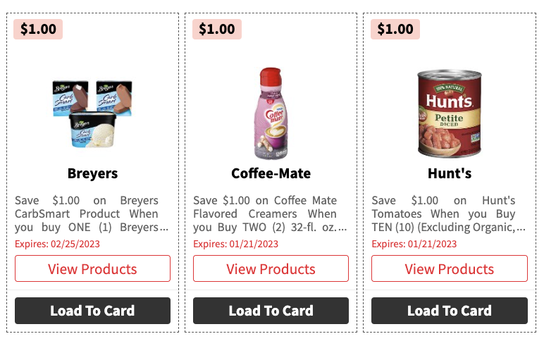 Over $1.50 in New ShopRite eCoupons – Save on Breyers, Hunt’s, Coffee ...