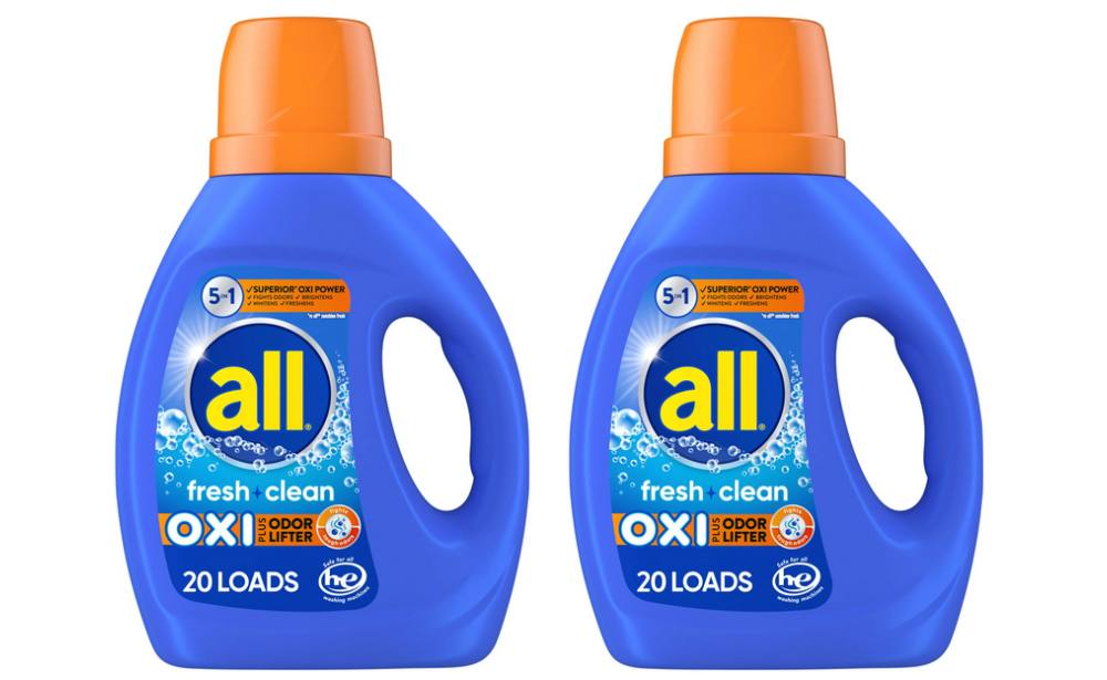 all Fresh Clean Laundry Detergent $1.74 each at Walmart | Just Use Your ...