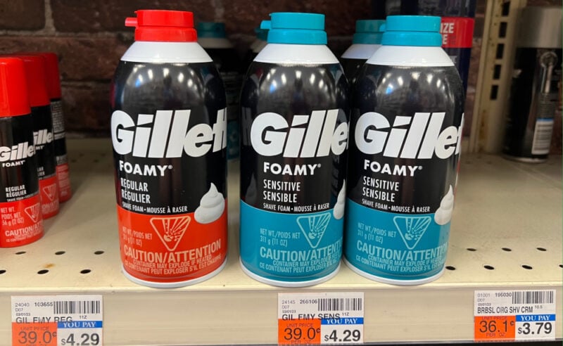 Gillette Foamy Shaving Cream as low as $0.62 each at CVS! | No Coupons ...