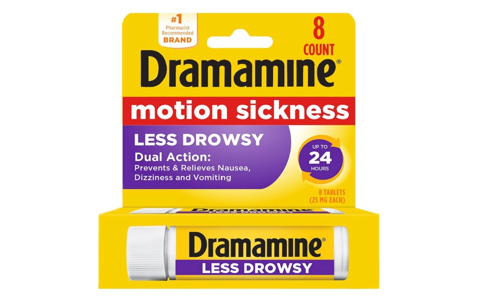 Super Price! Buy 3 Dramamine Motion Sickness Relief Less Drowsy Formula, 8 Count Get $5 Off ...