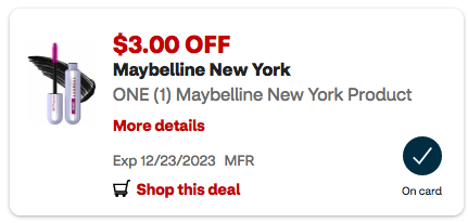 FREE Maybelline Cosmetics at CVS! | Just Use Your Phone | Living Rich ...