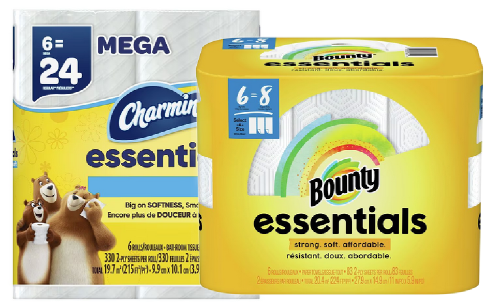 Charmin & Bounty Paper Products $2.74 each at Walgreens! | Living Rich ...