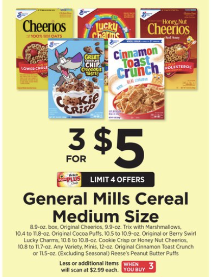 General Mills Cereal as Low as $0.47 at ShopRite!{ Rebates} | Living ...