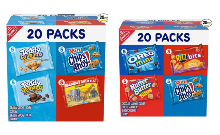 Stock Up Price! Extra 35% Off Nabisco Fun Shapes Variety Pack 20 Ct or ...