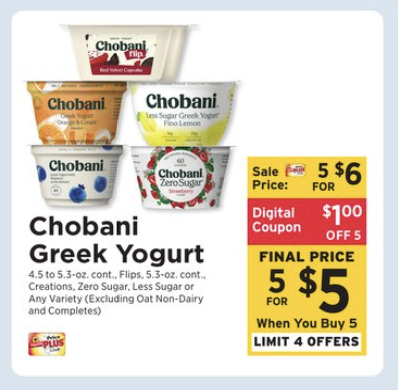 Chobani Greek Yogurt Cups Just $1.00 at ShopRite! | Living Rich With ...