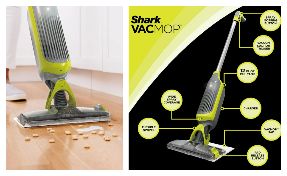 Walmart Deal | Shark VACMOP Cordless Hard Floor Vacuum Mop, now $49 ...